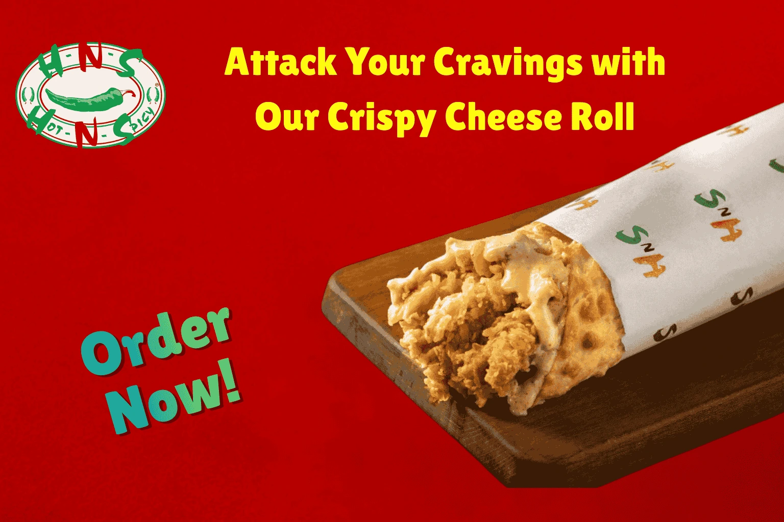 Attack Your Cravings with Our Crispy Cheese Roll
